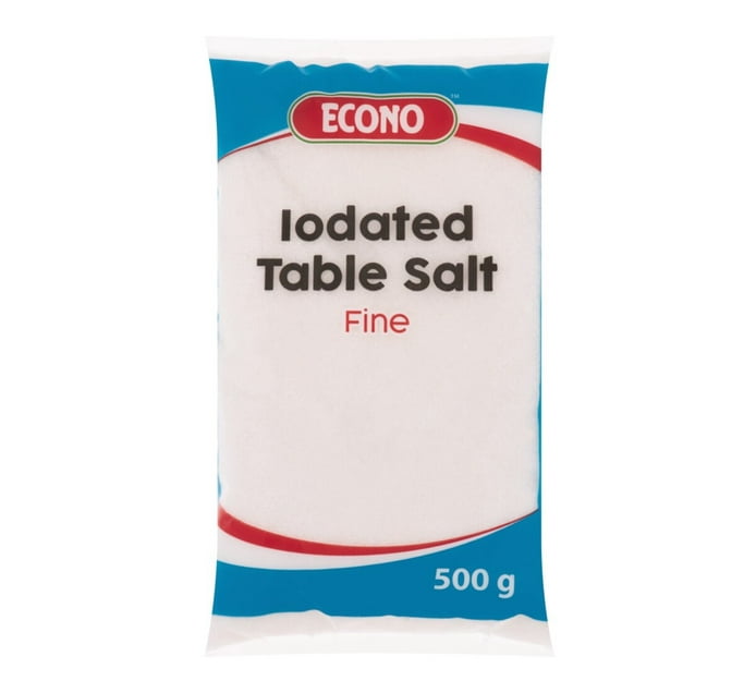Buy Econo Iodized Fine Table Salt 500g in Bulk | Makro Business