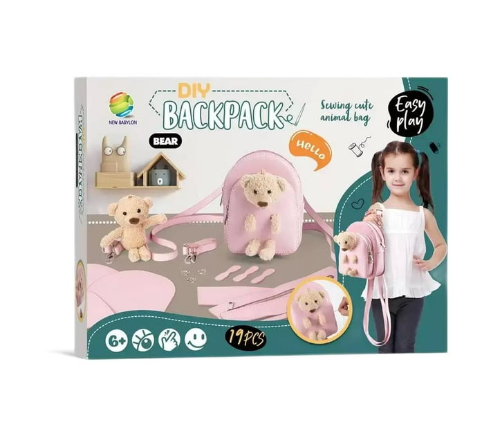 Teddy Bear Backpack DIY Sewing Kit | Makro
