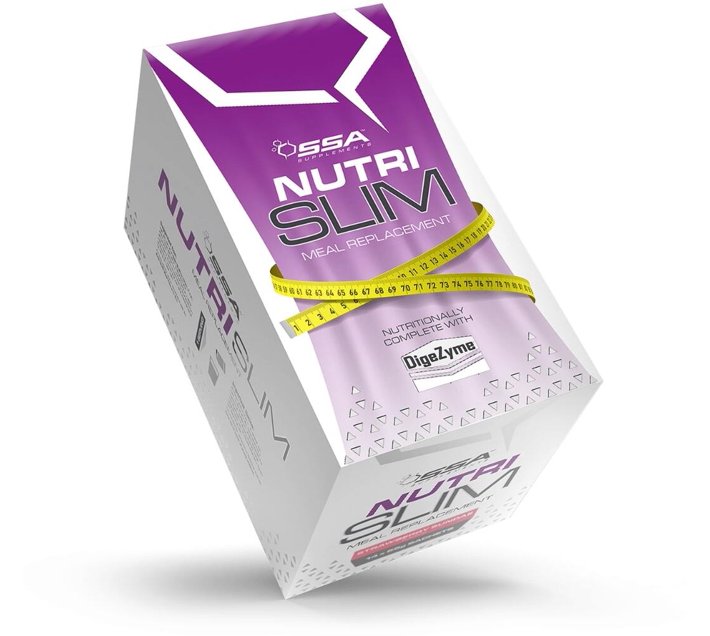 SSA Supplements Nutri Slim Meal Replacement (14 Sachets) Protein Blends ...
