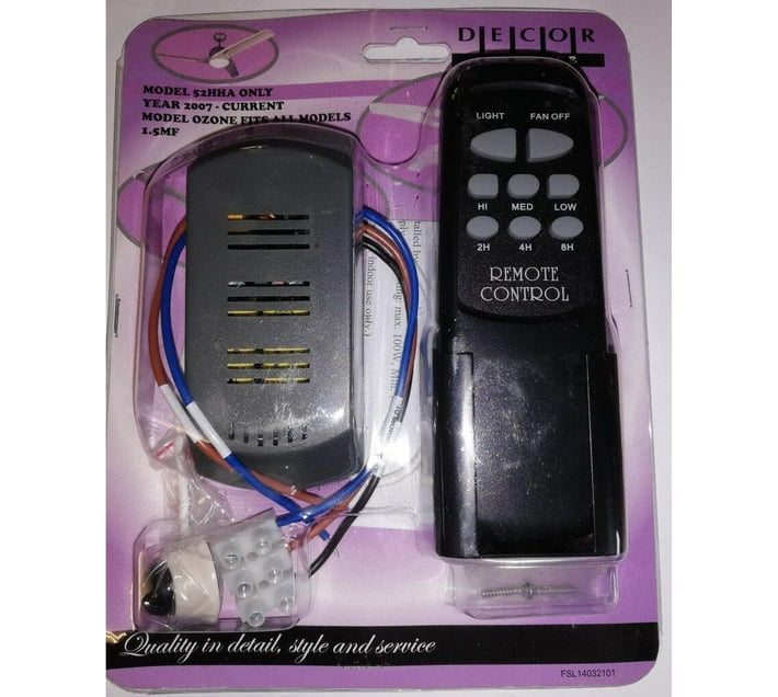 DÉCOR EXCLUSIVE EXCLUSIVE CEILING FAN REMOTE NA Remote Controller ...