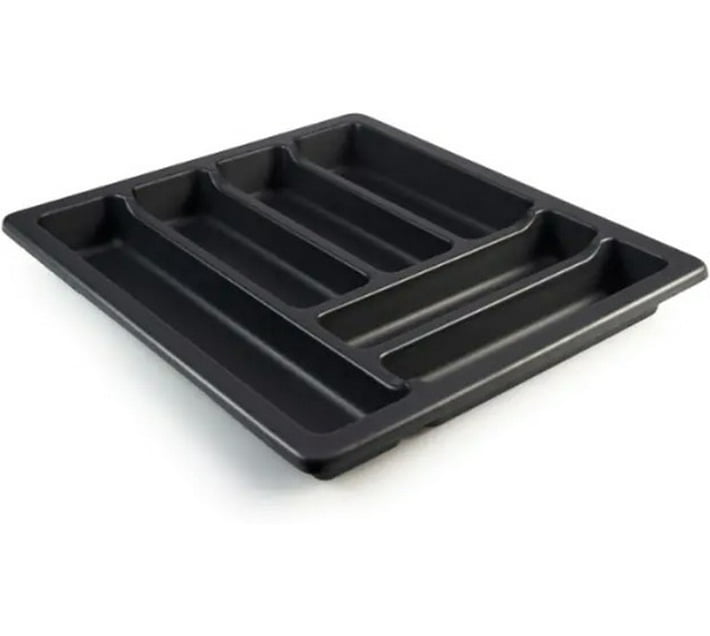 az decor Empty Cutlery Box Drawer Case (black Holds 48 Piece) | Makro