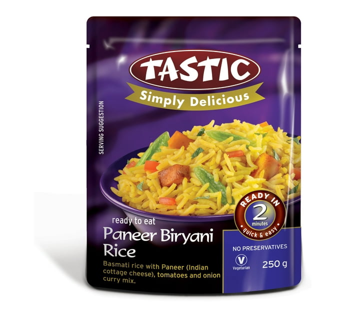 Tastic 1 x 250g Simply Delicious Ready-to-Eat Rice | Makro