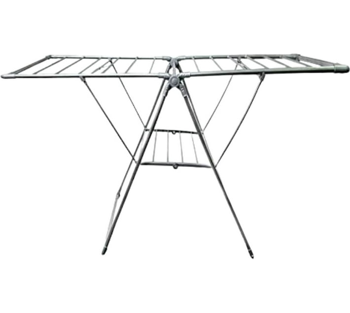 Buy ELCTRO WORLD Steel Floor Cloth Dryer Stand Steel Washing Line (4 ...