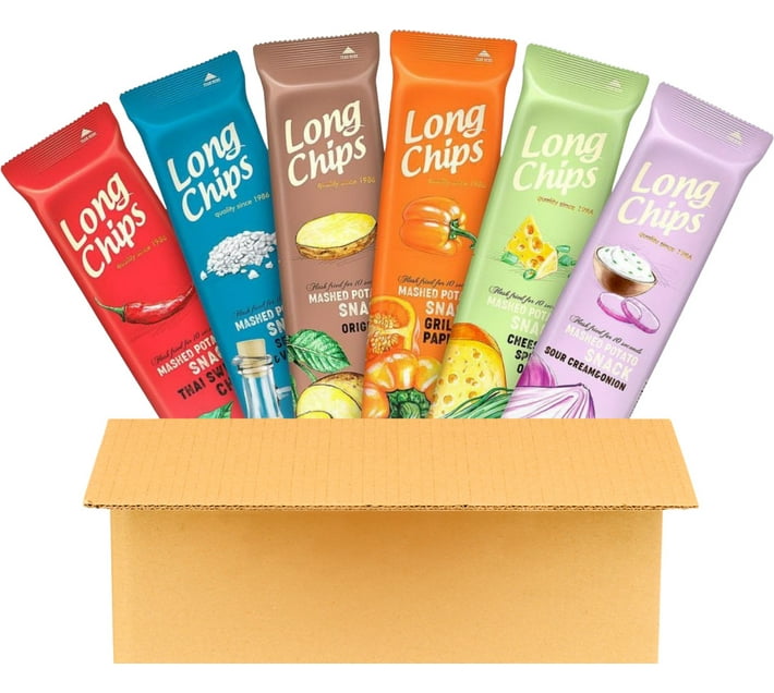 Buy Long Assorted Flavour Chips Chips (20 x 75 g) in Bulk | Makro Business