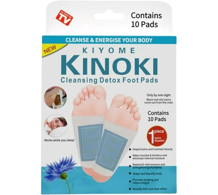 Kiyome Kinoki Cleansing, Detox Cornflower Foot Pad (White, Pack of 1 ...