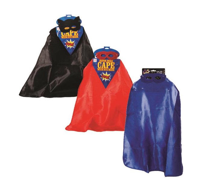 Someone’s in a Makro Child`s Hero Cape (Pack of 3) Mood