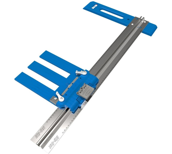 KREG Rip-Cut Metric Ruler (Silver, Blue) | Makro