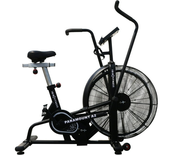 1818 Fitness Paramount A2 Air Bike Dual Action Stationary Cardio Exercise Bike Black Makro