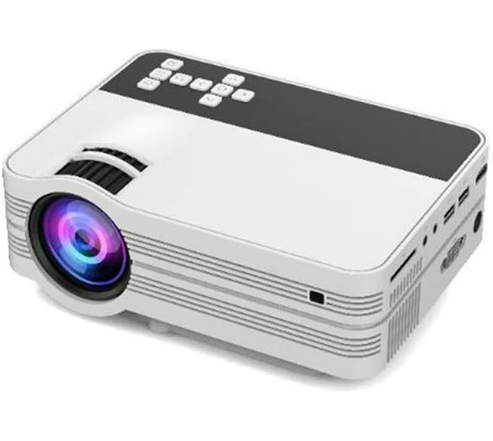 P Concepts LED Portable Video Projector, 170-inch Image Display ...