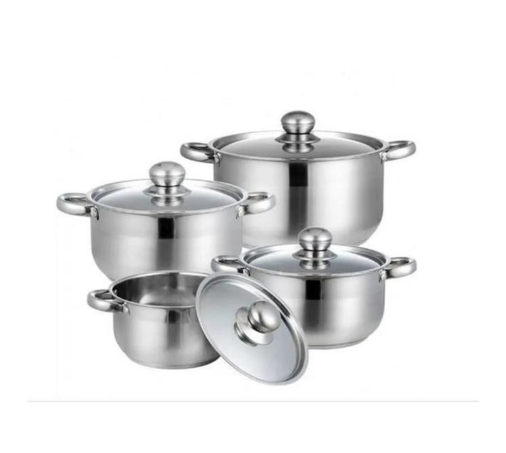 Someone’s in a Makro Condere Stainless Steel Cookware Set 8 Pieces Mood