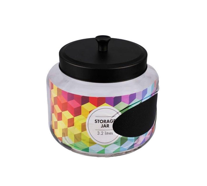 Someone’s in a Makro Glass Storage Jar Chalk Label 18cm x 20cm 3.2L ...
