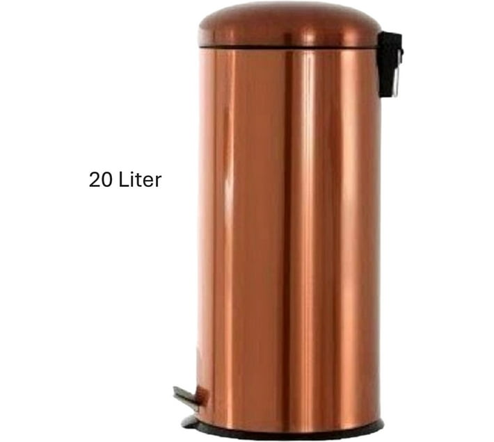 Crockery Centre BD46 Stainless Steel Dustbin (Copper) | Makro