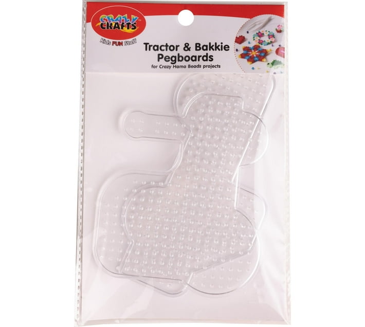 Someone’s in a Makro Hama Beads Pegboard - Tractor & Bakkie Mood