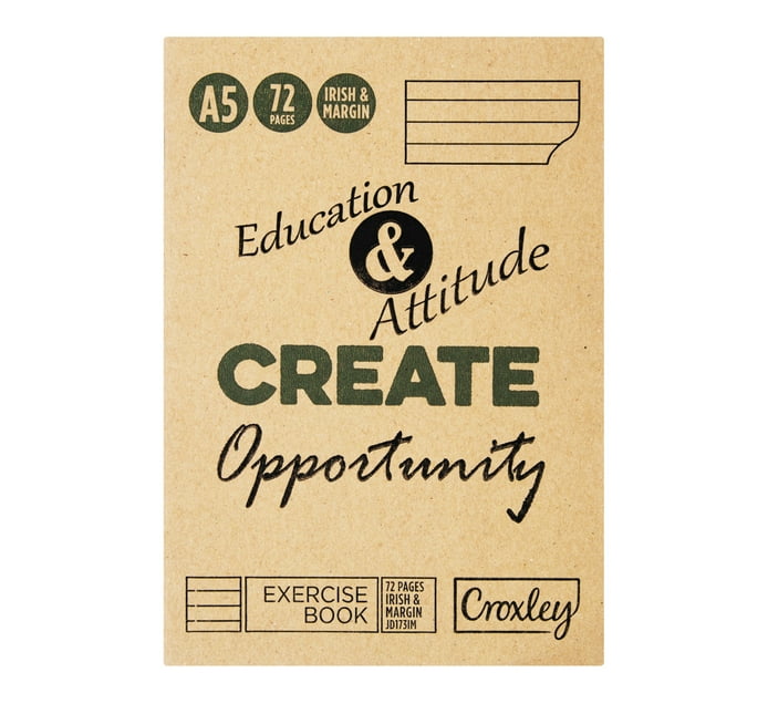 Croxley A5 Exercise Book Irish & Margin 72-Page | Makro