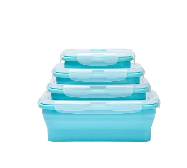 Someone’s in a Makro Pract Pack - Set of 4 Folding Silicone Lunch Box ...