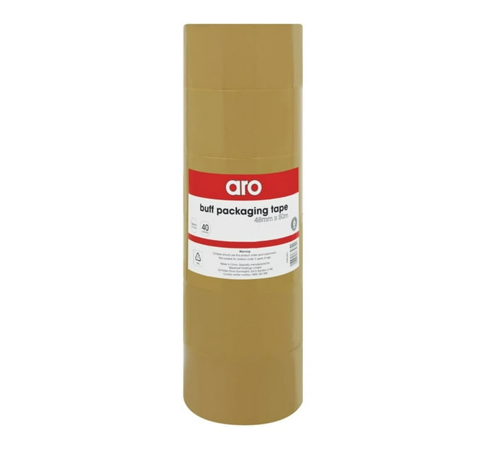 Buy Aro 48 mm x 50 m Buff Packaging Tape 6-pack in Bulk | Makro Business
