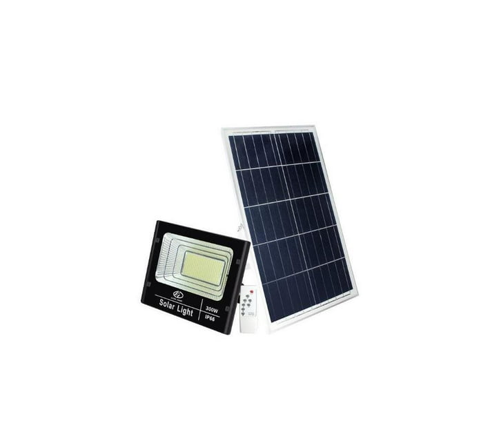 Someone’s in a Makro 300W Solar LED Flood Light with Remote control Mood