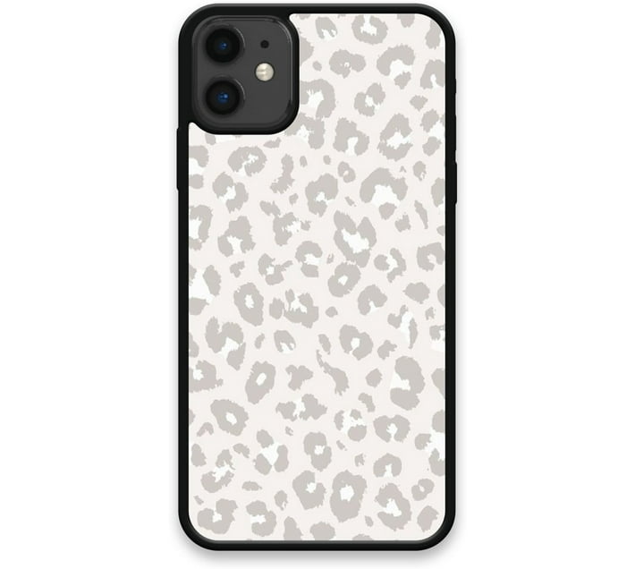Caitscases TPU Fashion Covers (Grey Leopard Print) - iPhone 11 Back Cover for Apple iPhone 11 ...