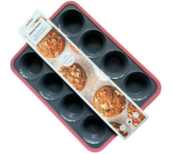 Danny Home DH3467-GREY Silicone Muffin Pan 39.8cm Silicone Baking Tools ...