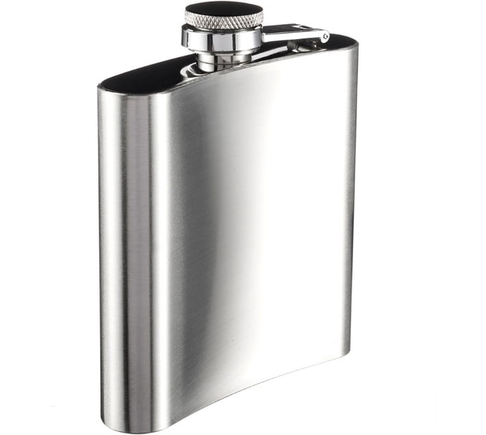 Generic Stainless Steel Hip Flask (120 ml) | Makro