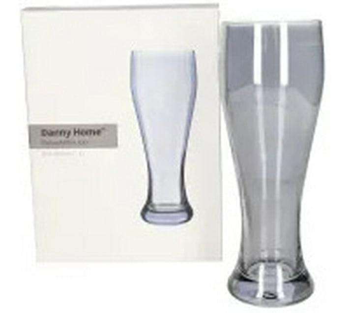 DANNY HOME (Pack of 4) Weizen tall glasses 19.7cm Water/Juice Glass Set ...