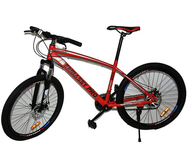Embassy Pro 26 Inch Bicycle 26 inch (21 Gear, Red) | Makro