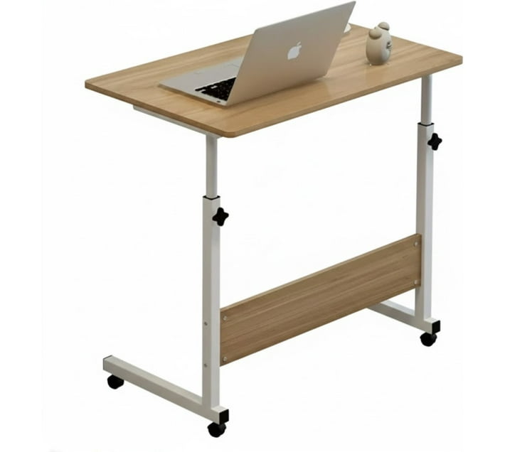 Buy Premium Adjustable Height Laptop Table with Wheels, Portable ...