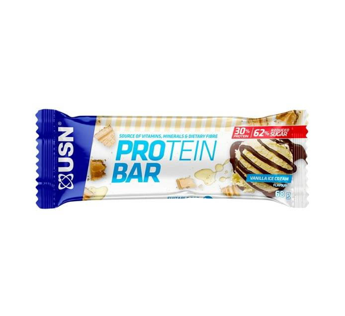 Someone’s in a Makro USN 68 g Pure Protein Bar Mood