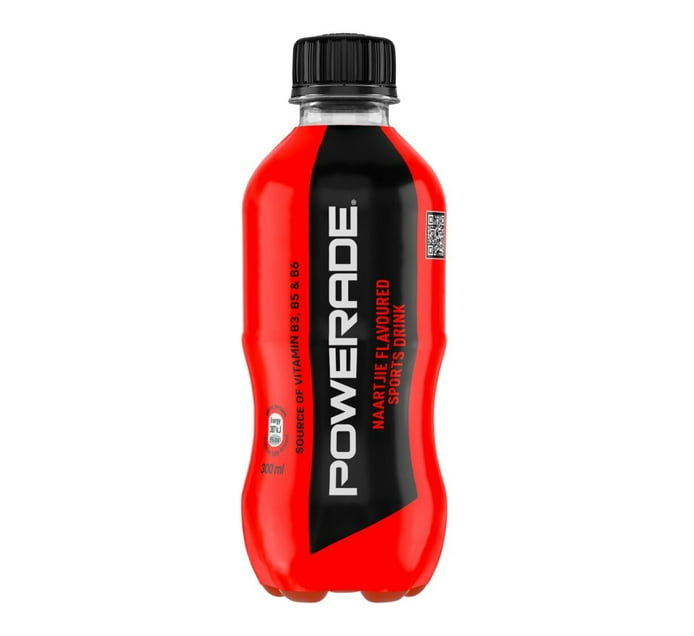 Someone’s in a Makro Powerade 300ml Sports Drink Mood