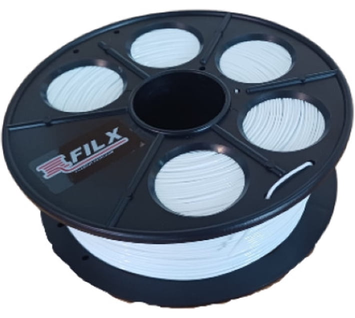 Fil X PLA 3D Printer Filament (White) | Makro