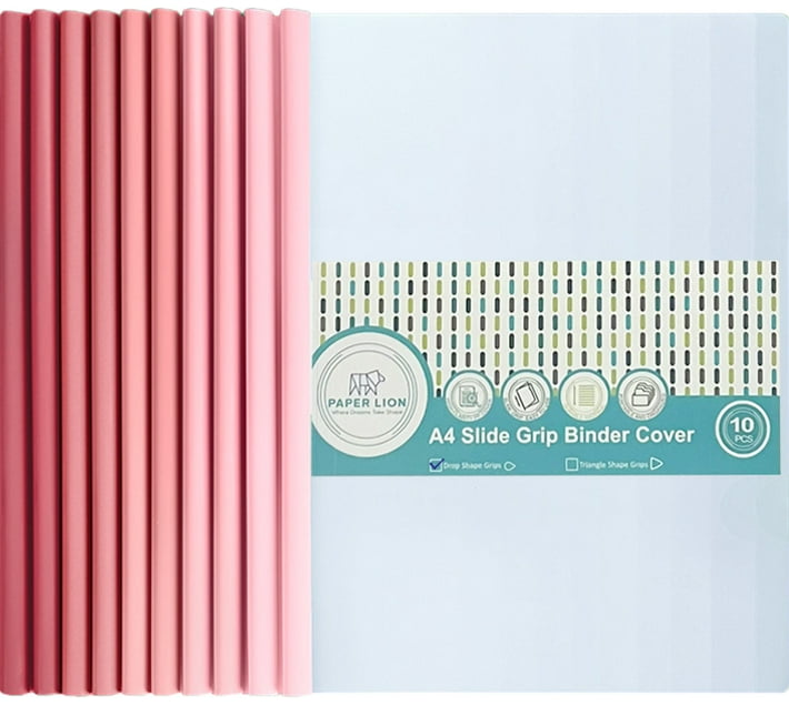 Paper Lion High Quality A4 Slide Drop Grip Binder Cover Gradient Colour ...