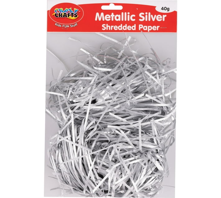 Shredded Paper - Metallic Shredded Paper - Silver | Makro