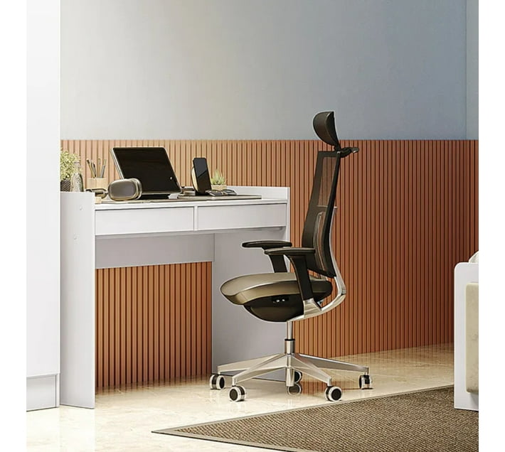 Designer Concepts Graciana 1 Drawer Desk Table Engineered Wood Study ...