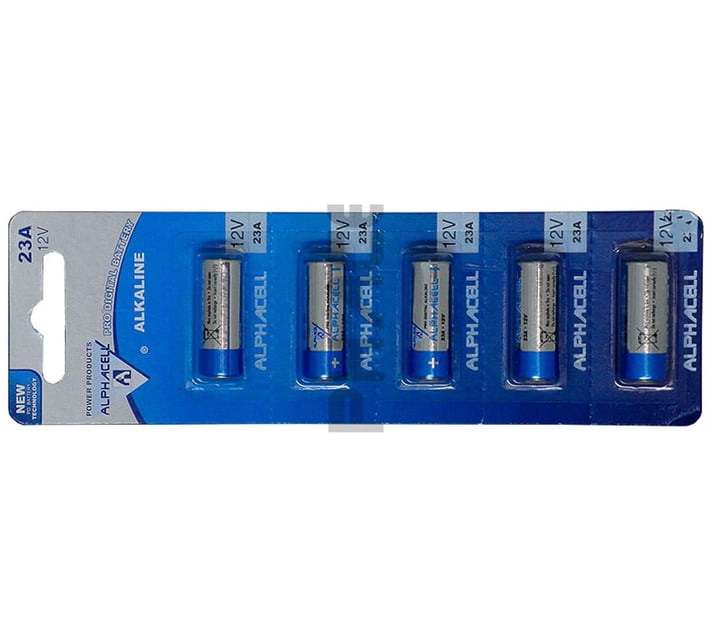 Alphacell Alkaline 23a - 5 pack Alkaline Battery Battery (Pack of 5 ...