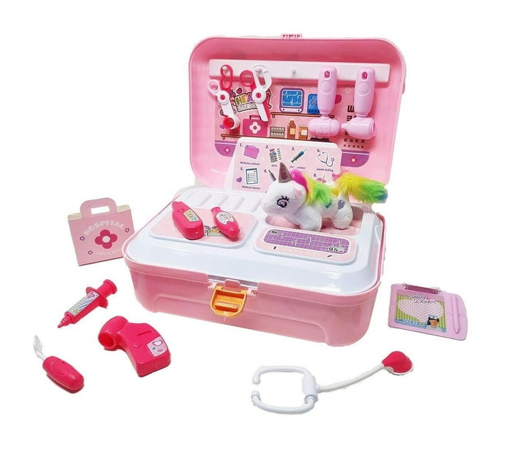 Someone’s in a Makro Unicorn Doctor Backpack Playset - 39 Piece Toy ...
