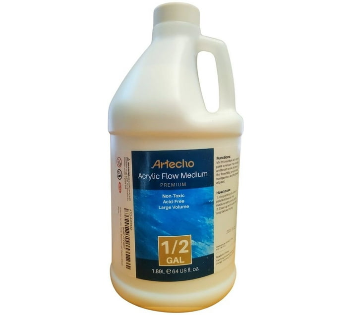 Artecho Acrylic Flow Medium - 1.89lt (Set of 1, White) | Makro