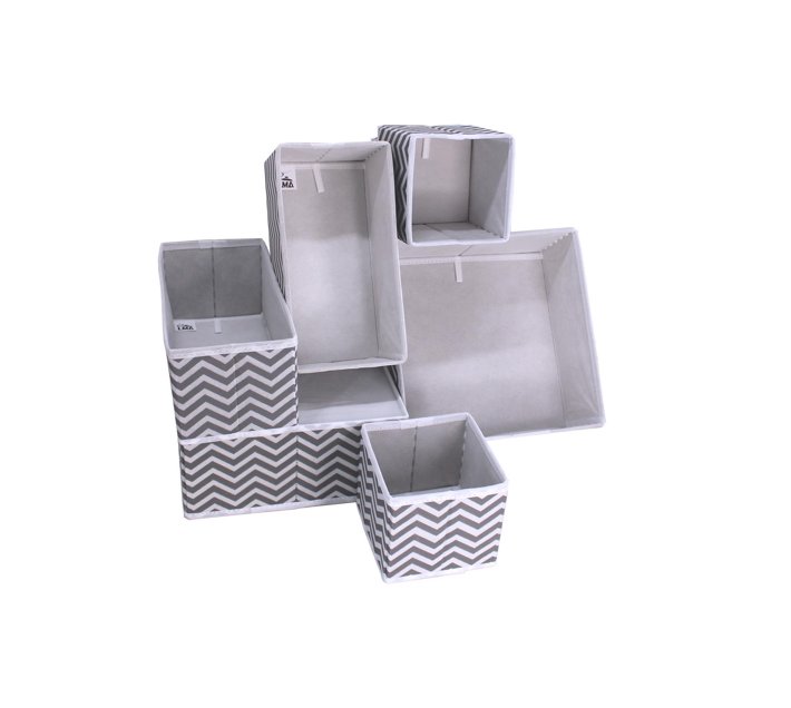 Someone’s in a Makro LMA 6 Piece Collapsible Cloth Storage Organizers ...