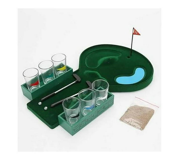 Someones In A Makro Golf Drinking Game Set Shot Glass Drinking Tiny