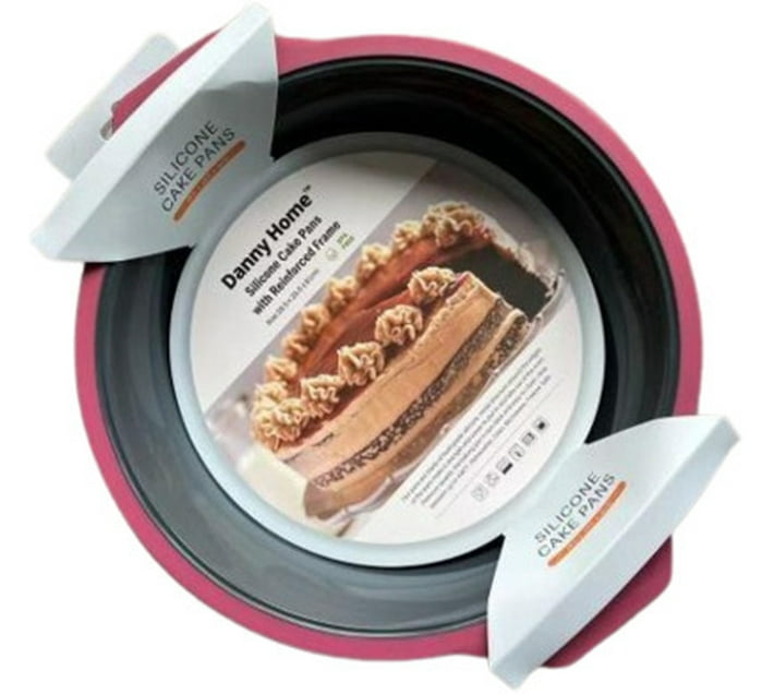 Danny Home DH3471-GREY Round Silicone Cake Pan 29.5cm Silicone Baking ...