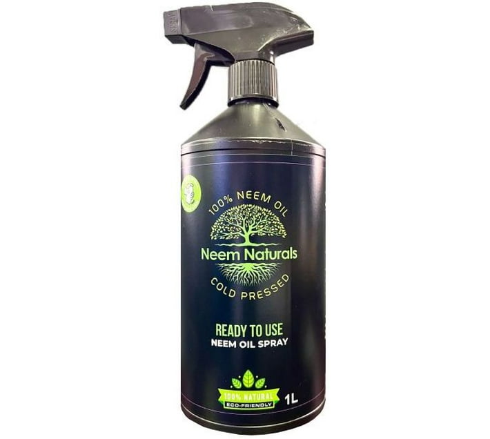 Neem Naturals Cold Pressed Neem Oil Ready To Use Plant Spray 1 Litre ...