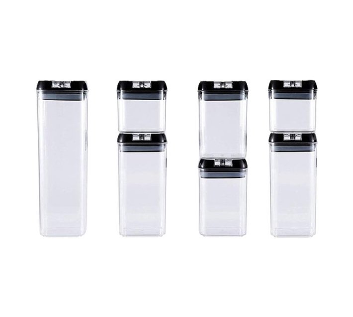 Someone’s in a Makro 7Pcs Transparent Lockable Plastic Food Storage ...