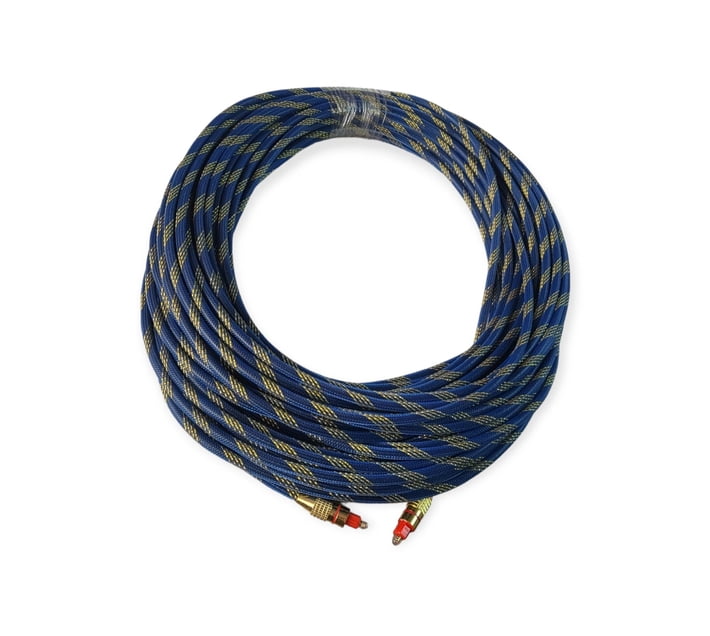 Someone’s in a Makro XF0091 OD6.0 Blue Mesh Gold Plated Fiber Toslink ...