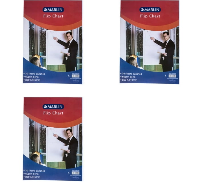 Marlin Bond Paper Flip Chart 30 Sheet 860 X 610mm A2 Writing Pad ...
