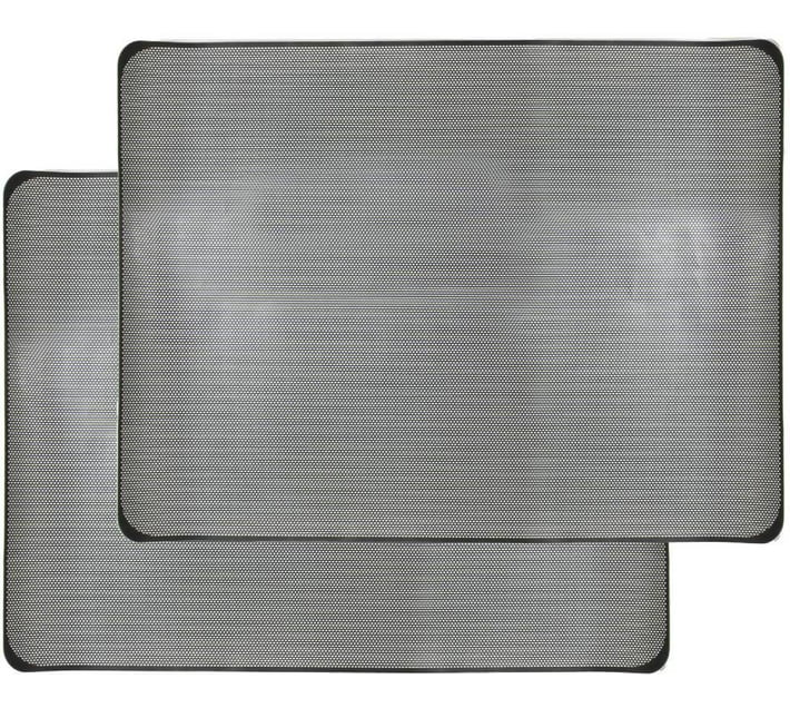 Snuggletime 48 cm (2 ft) Net Room Darkening Window Curtain (Solid, Black) | Makro