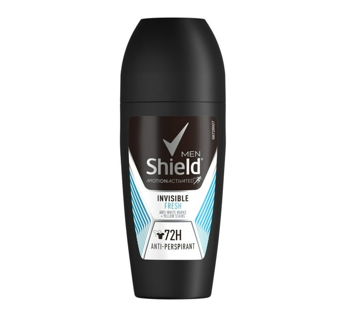 Shield Roll On Invisible Black & White Men (1 x 50ml) | Makro