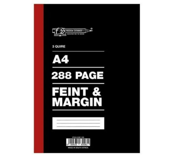 Marlin 1025PH A4 Notebook Feint (Black) | Makro