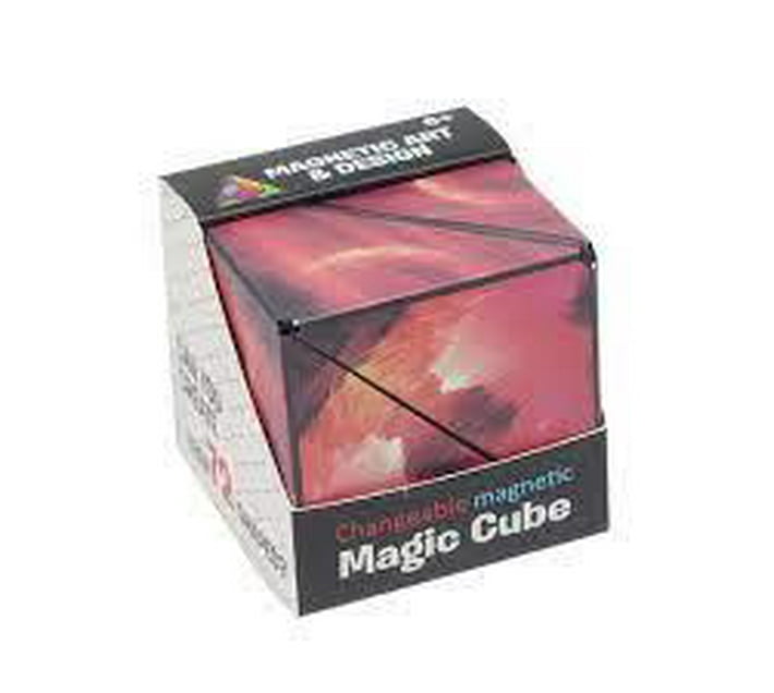 Red Mini Changeable Magnetic Magic Cube | Makro
