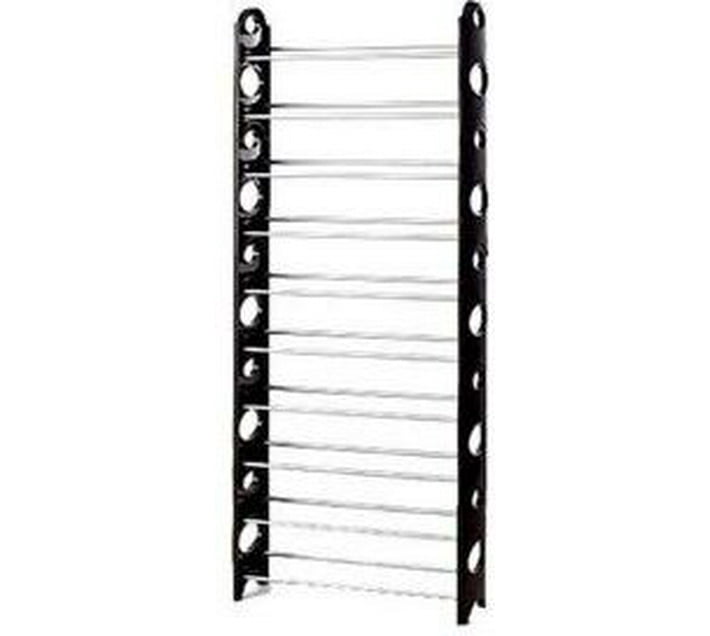 Generic Bamboo, Cane Shoe Rack (Black, Beige, 4 Shelves) | Makro