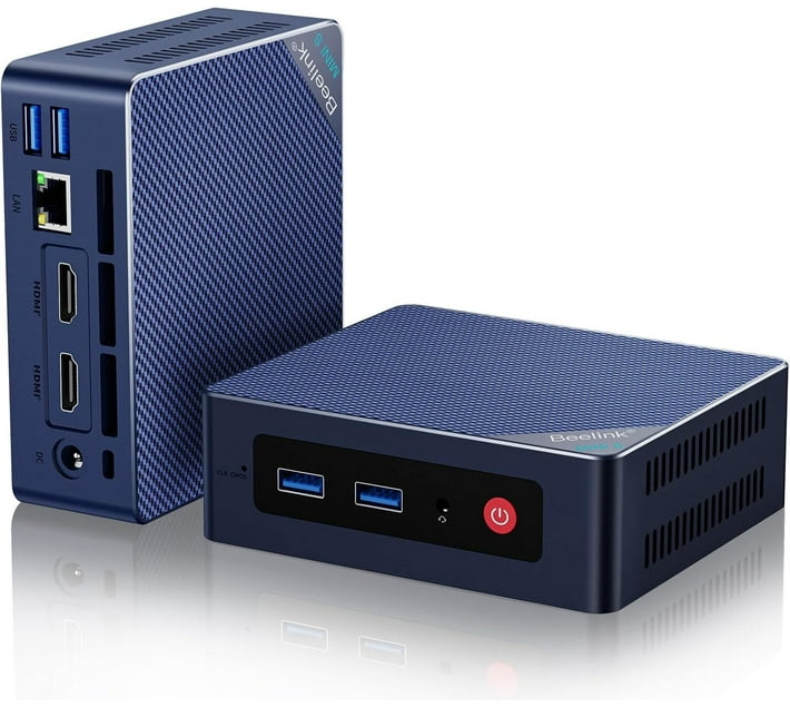 Beelink Celeron Quad Core (16 GB/500 GB SSD/Windows 11 Home/0 Inch ...