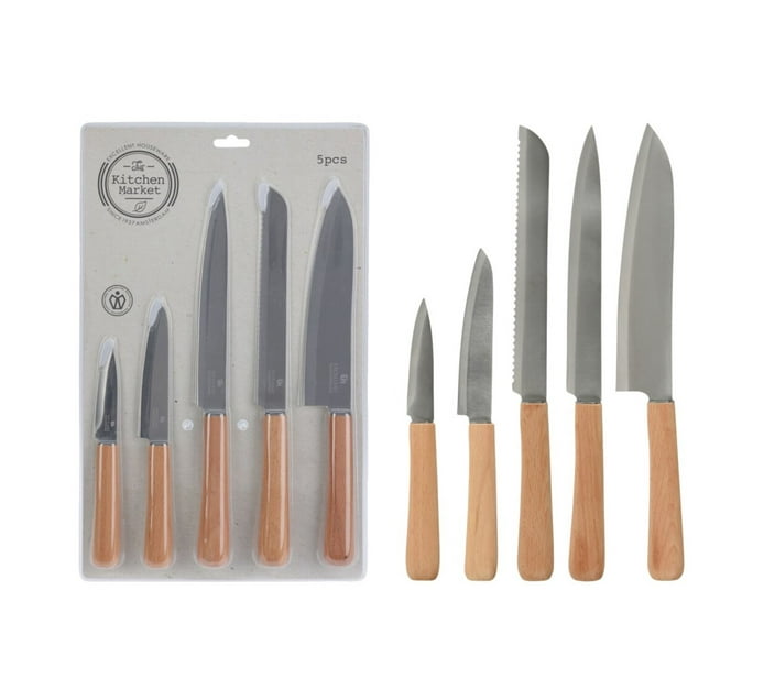 Someone’s in a Makro Excellent Houseware 260X30X410MM Knife Set 5PCS ...